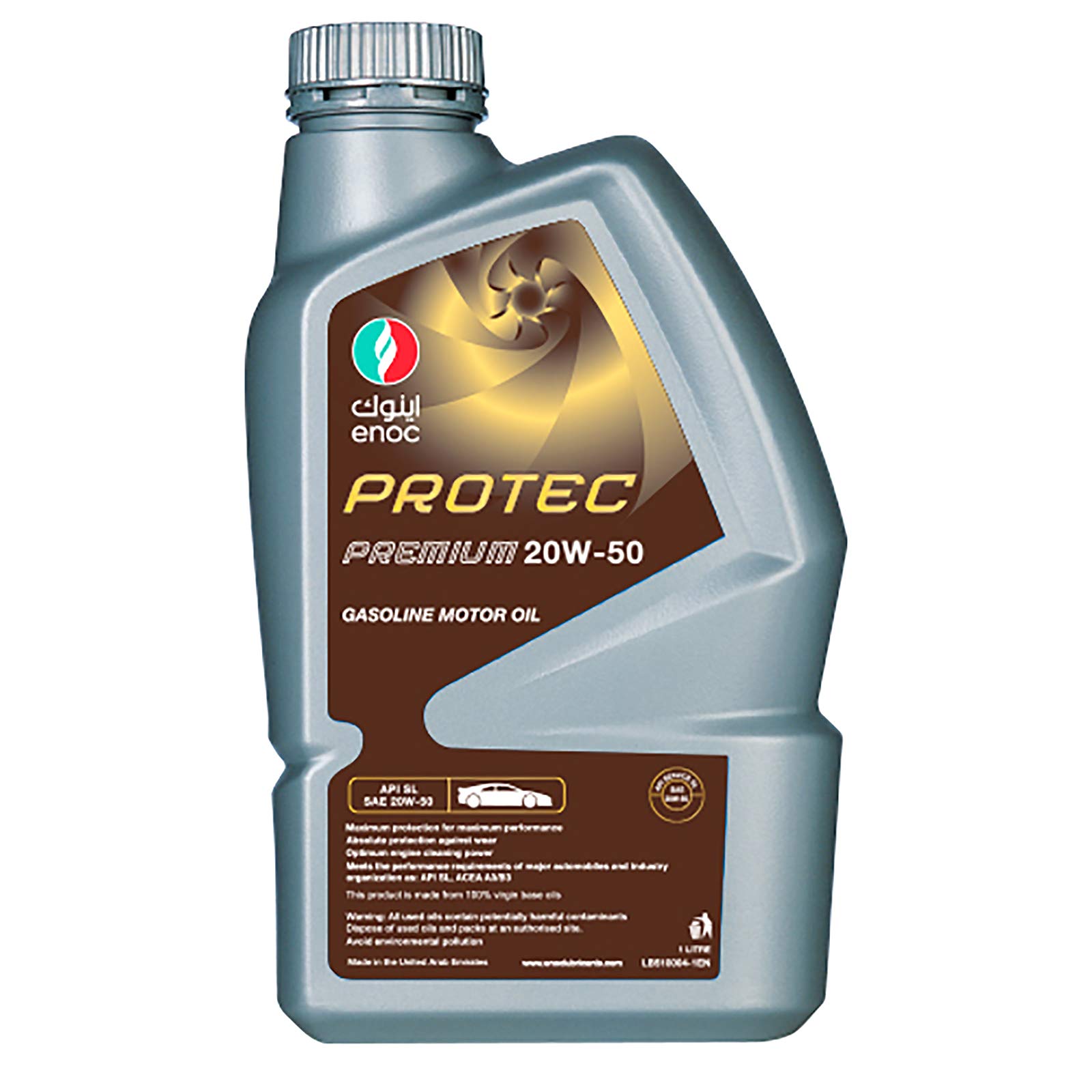 Enoc Protec Premium SL 20W-50 Engine Oil - 1 Liter: Buy Online at Best ...