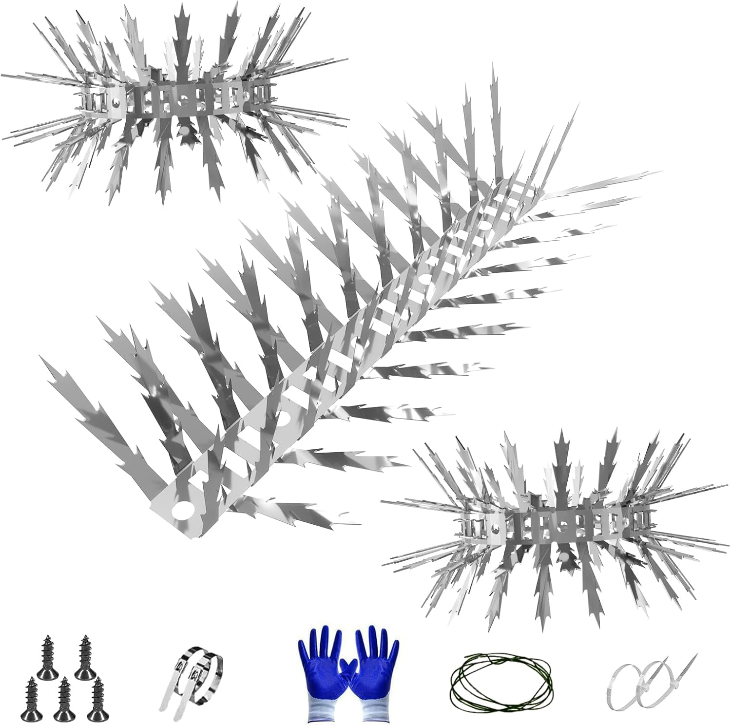 Bird Spikes, SuperAbound Anti Pigeon Spikes, Squirrel Repellent ...
