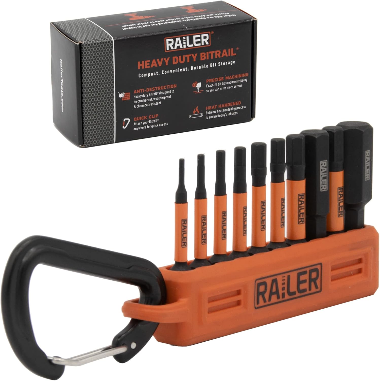 Hex Bit Set - Railer 2 Inch Impact Driver 10pc Metric Hex Bit Set With ...