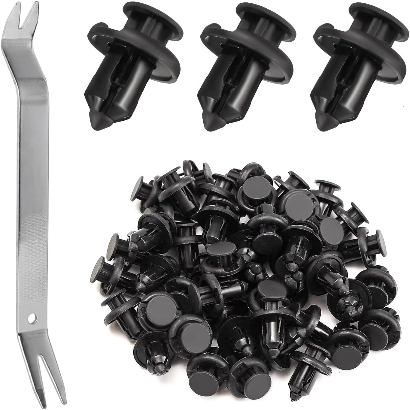Amazon.com: Ohleats 100PCS Car Front Bumper Retainer Clips, Auto Push ...