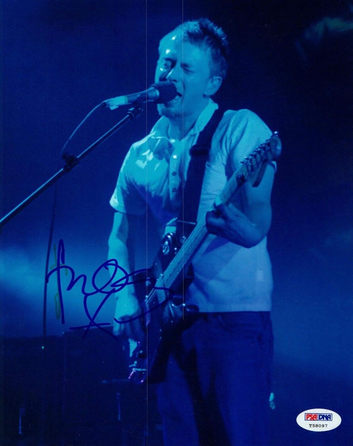 Thom Yorke Signed Autographed 8x10 Photo RADIOHEAD PSA/DNA COA at ...
