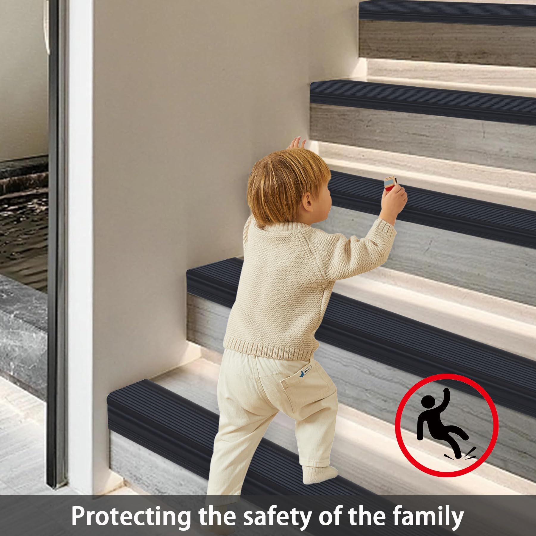 Snapklik.com : Coengwui Peel And Stick Anti-Slip Stair Nosing For ...
