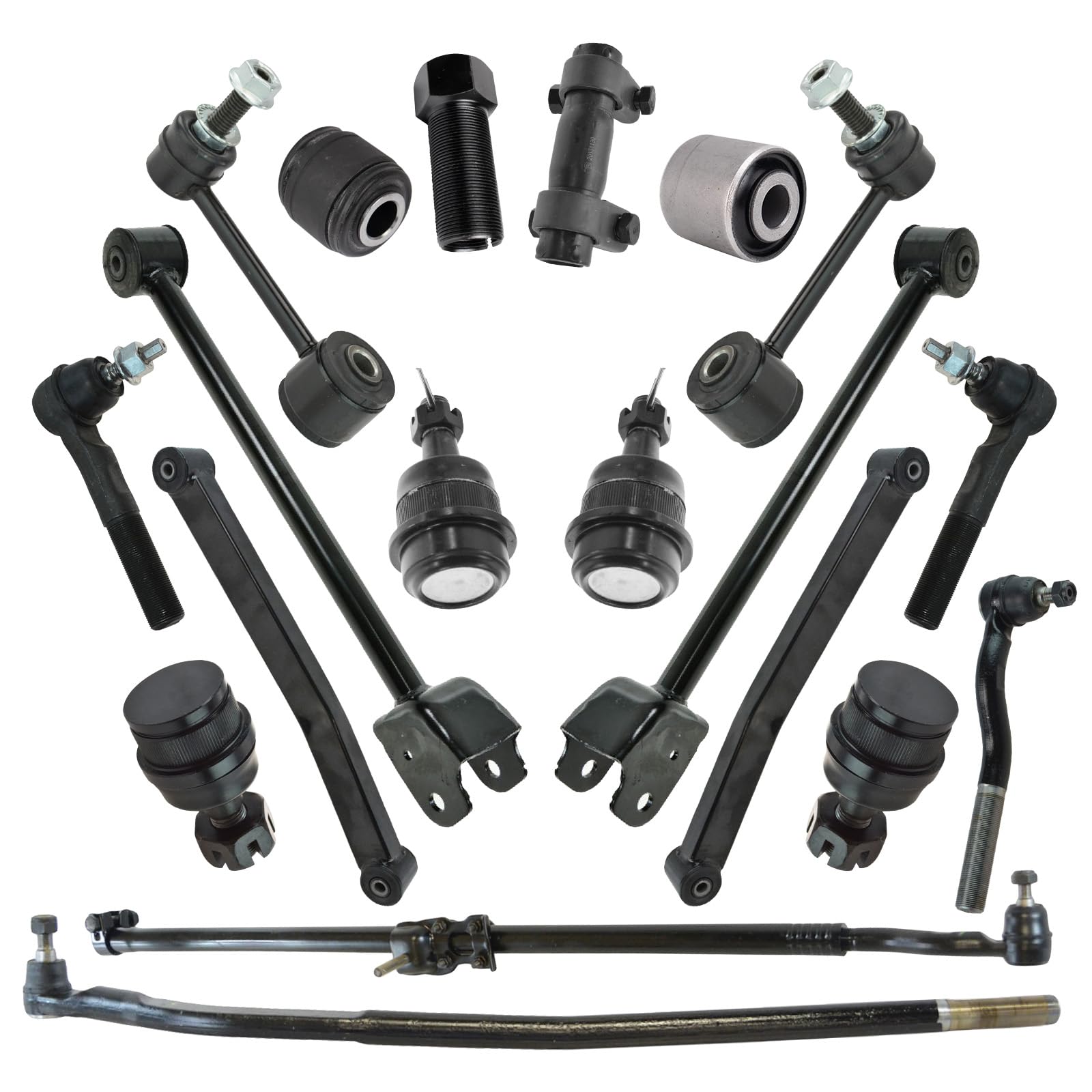 Amazon.com: TRQ Front Steering & Suspension Kit Compatible with 2007 ...