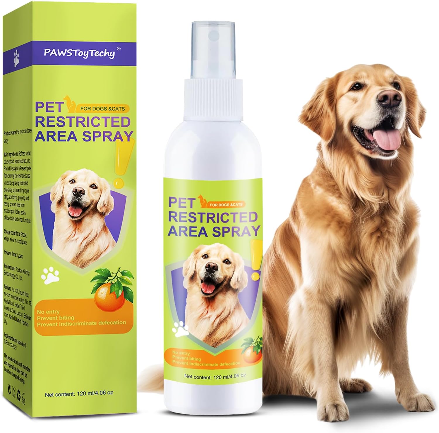 Amazon.com : Cat deterrent spray for peeing, Effective dog repellent ...