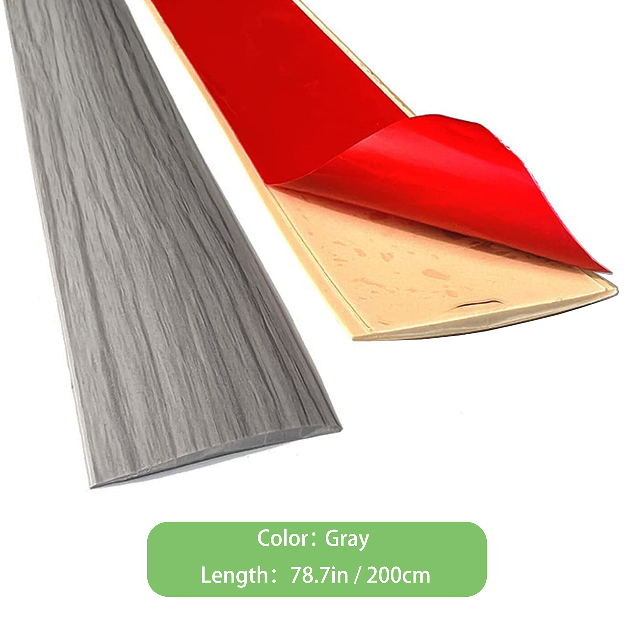 Snapklik.com : Maxiroc Floor Transition Strip Self-Adhesive Cover ...