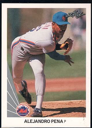 Amazon.com: 1990 Leaf Baseball #403 Alejandro Pena New York Mets ...