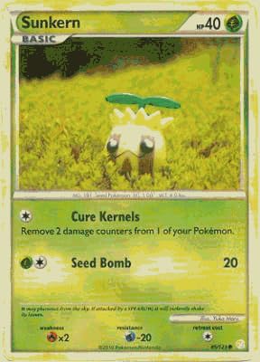 Amazon.com: Pokemon Legend Heartgold & Soulsilver Single Card Sunkern ...