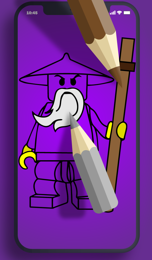 Coloring ninja game - App on Amazon Appstore
