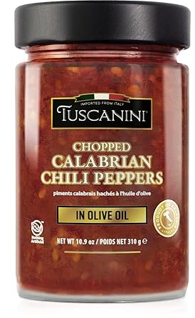 Amazon.com : Tuscanini Premium Chopped Calabrian Chili Peppers In Olive ...