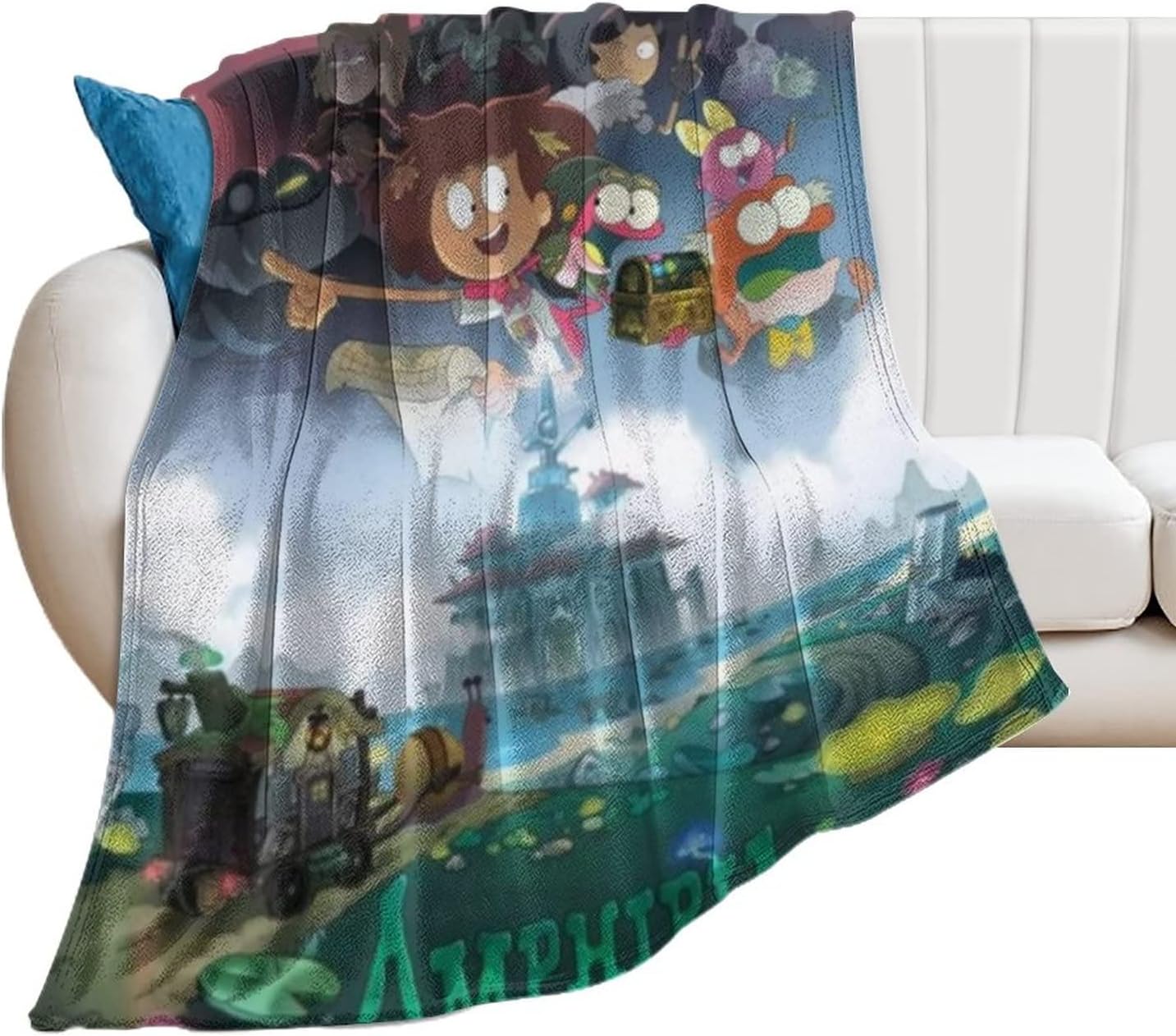 Amazon.com: ZenOnz Amphibia Animated Classic Character Poster Flannel ...