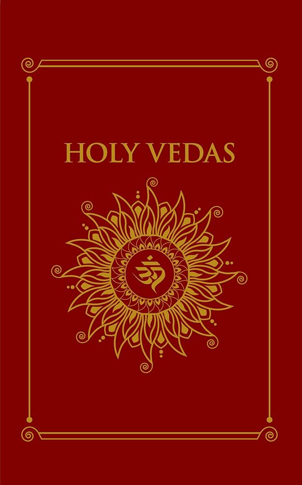 Hindu Vedas Book The Golden Book Of The Holy Vedas | Exotic India Art