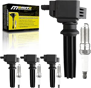 Amazon.com: MOAUTO Set of 4 Ignition Coils Pack UF670 CM5Z12029A & 4 ...