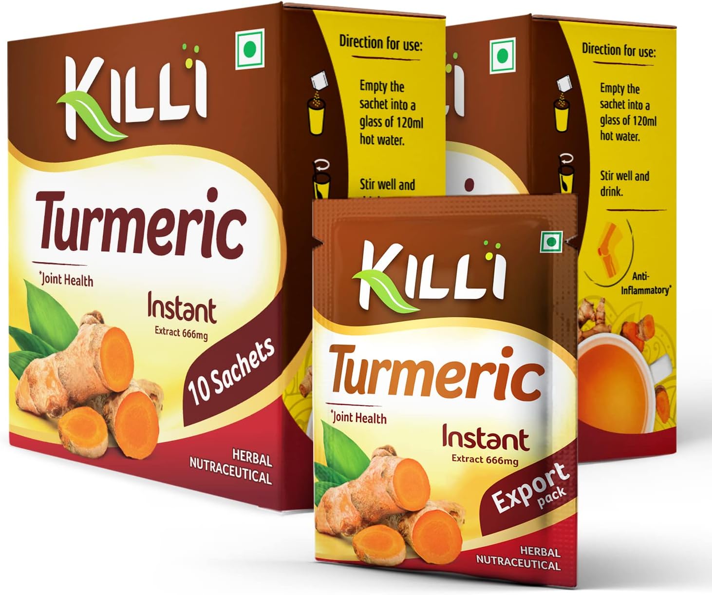 KILLI Turmeric Instant Extract, 20 Sachets : Amazon.co.uk: Health ...