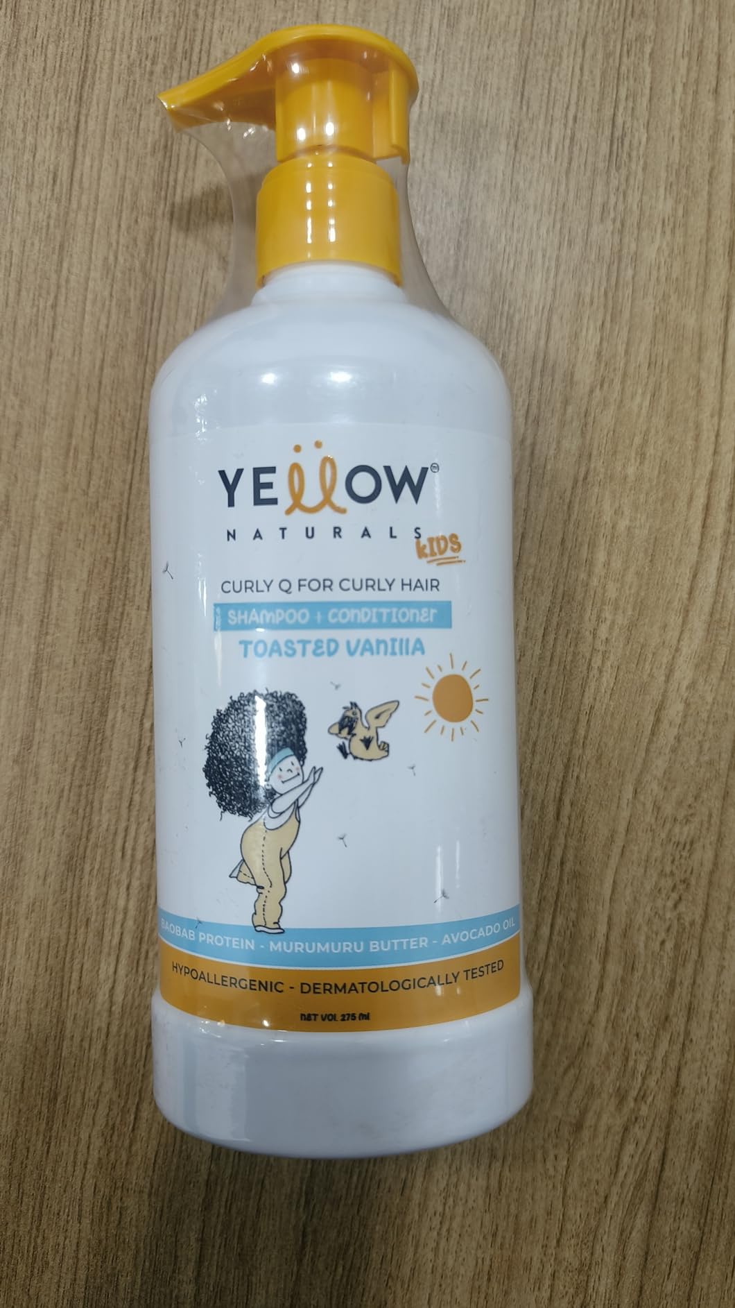 Buy Yellow Naturals Curly Q Kids Shampoo for Curly Hair | Thick Wavy ...