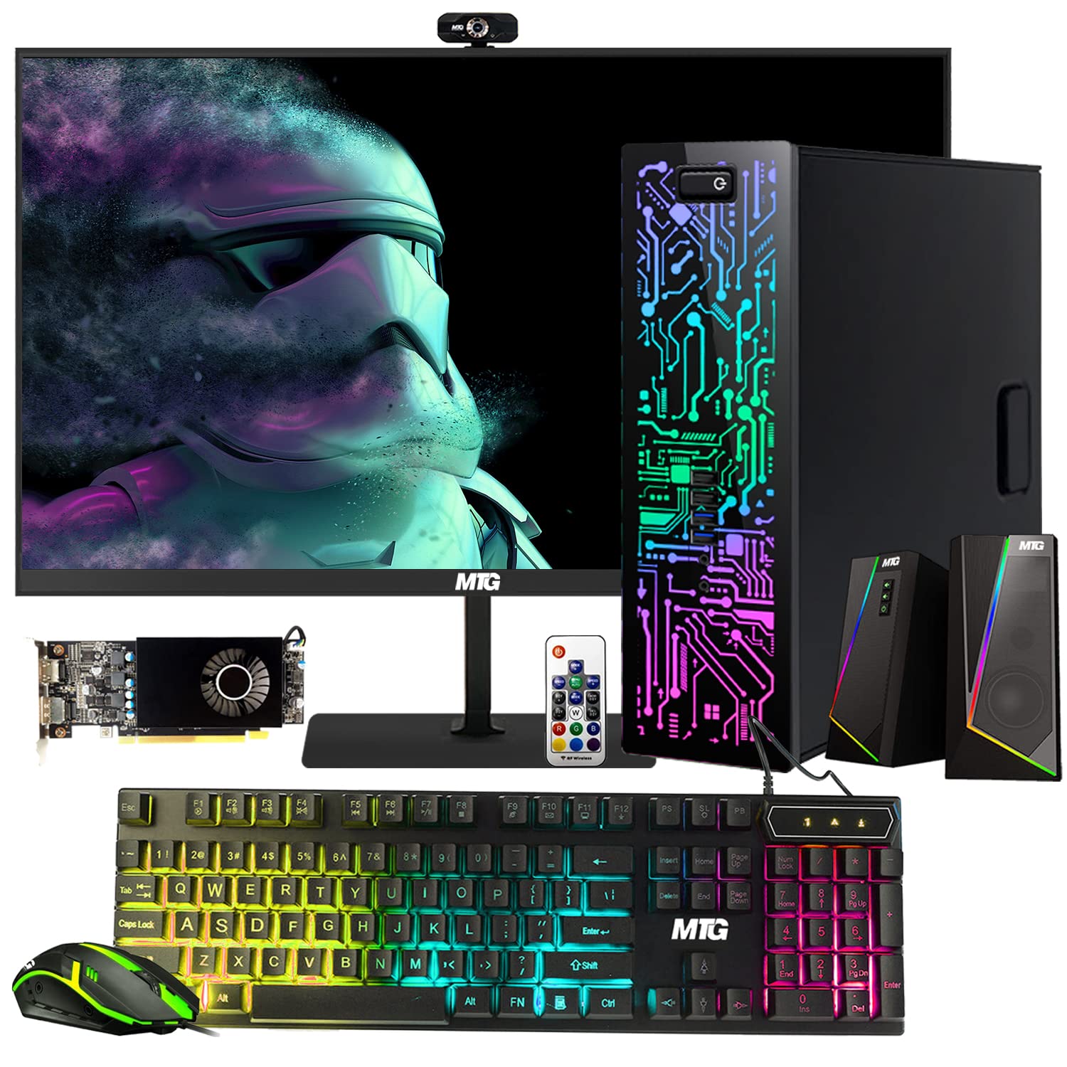 Amazon.com: Gaming Desktop PC, Core i7 6th Gen, TechMagnet Zeus, AMD RX ...