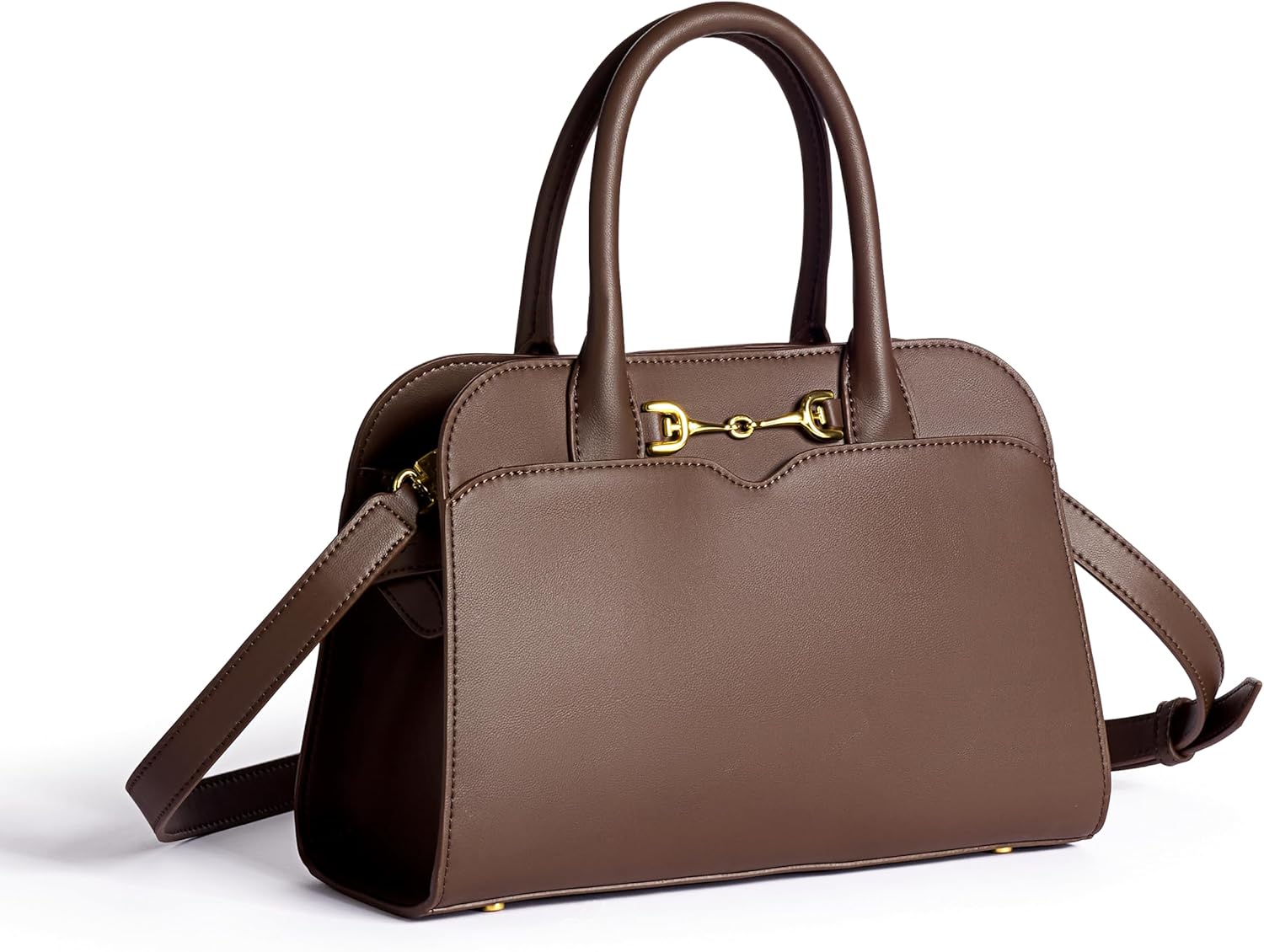 Amazon.com: Sam Edelman Loraine Small Bowler Satchel Spiced Pecan ...