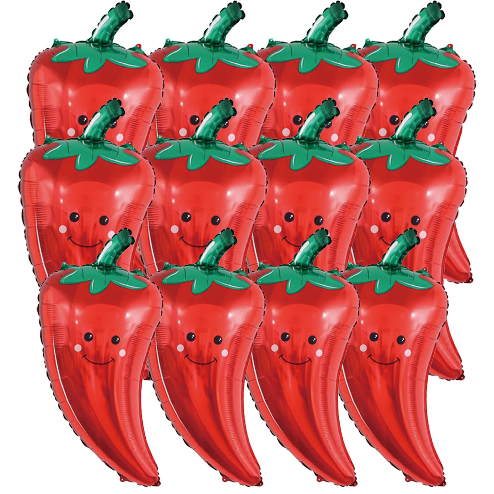 Amazon.com: 12 Pcs Inflatable Chili Balloons Chili Shaped Foil Balloon ...
