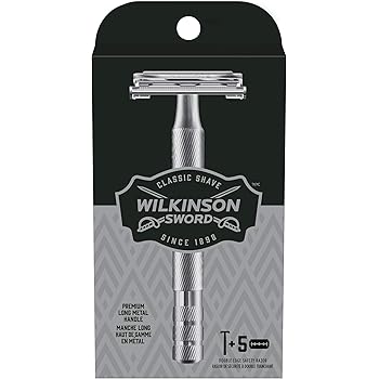 Amazon.com: Wilkinson Sword Double Edge Razor for Men With 5 Double ...