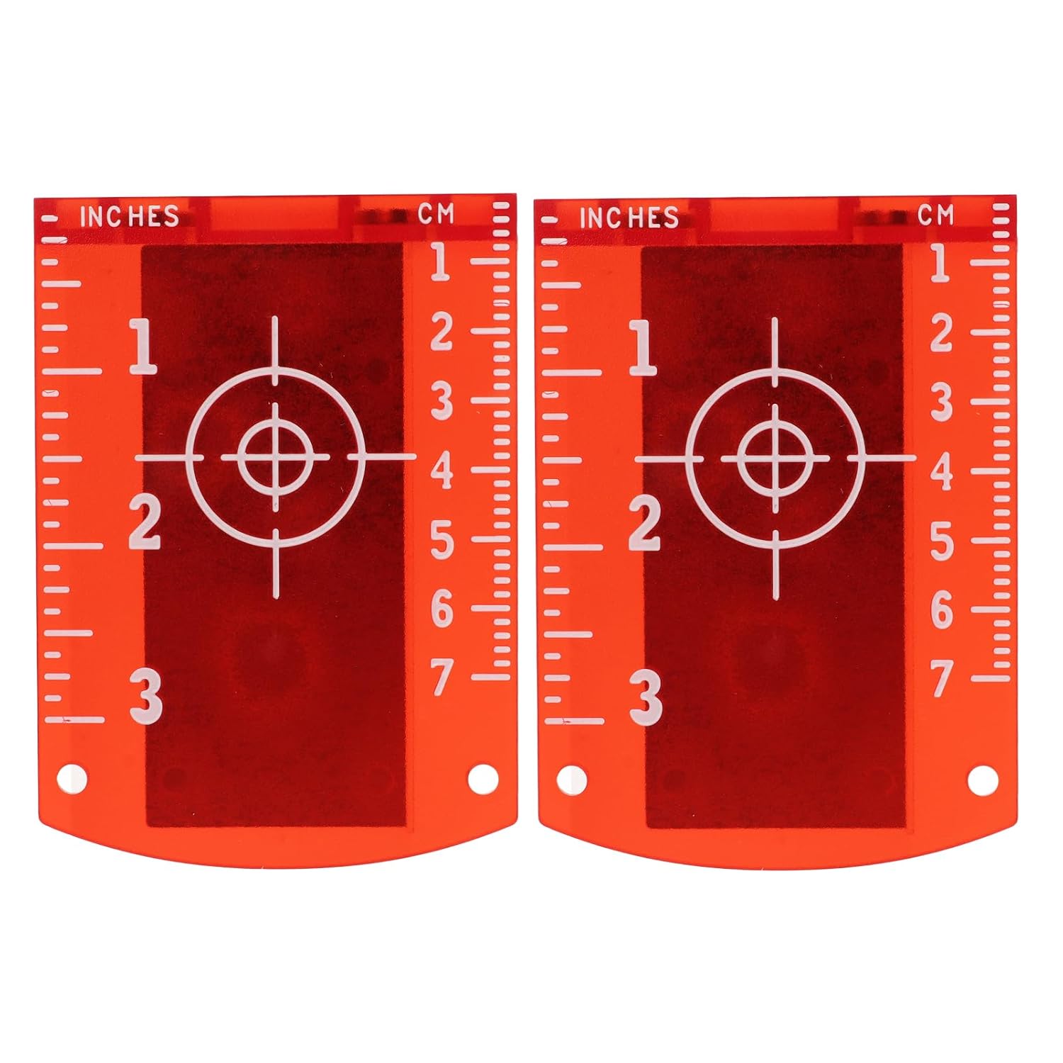 2 Pcs Lasers Target Plate Card, High Visibility ABS Engineering Plastic ...