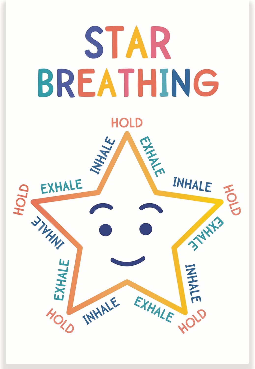 Amazon.com: Printlabz Star Breathing Classroom Poster - Breathing ...