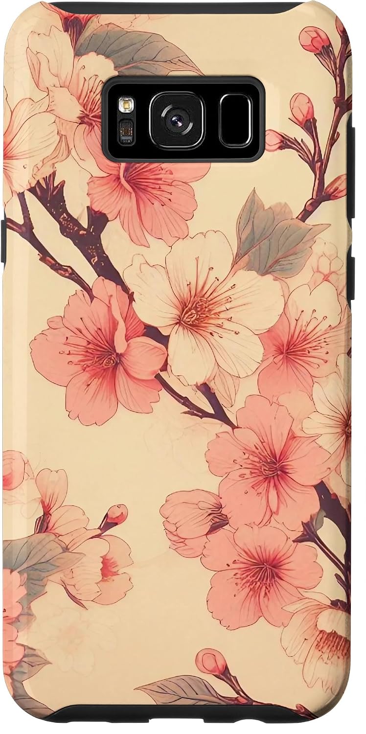 Amazon.com: Galaxy S8+ Pink Cherry Blossom Japanese Sakura Flower ...