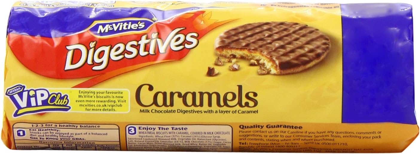 Mcvitie's Caramel Digestives Milk Chocolate 300 g (Pack of 15) : Amazon ...