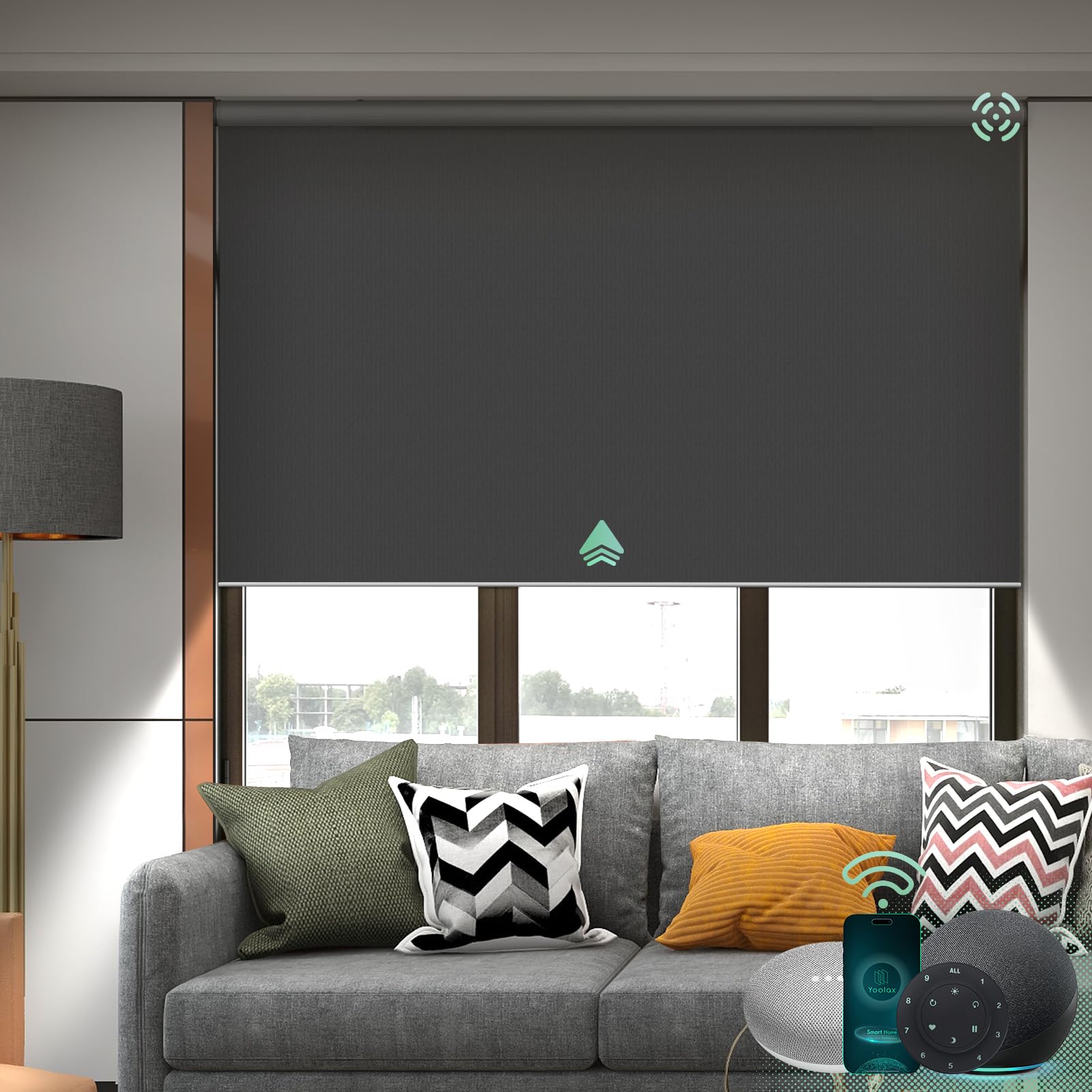 Amazon.com: Yoolax Motorized Blinds with Remote, Waterproof Smart ...