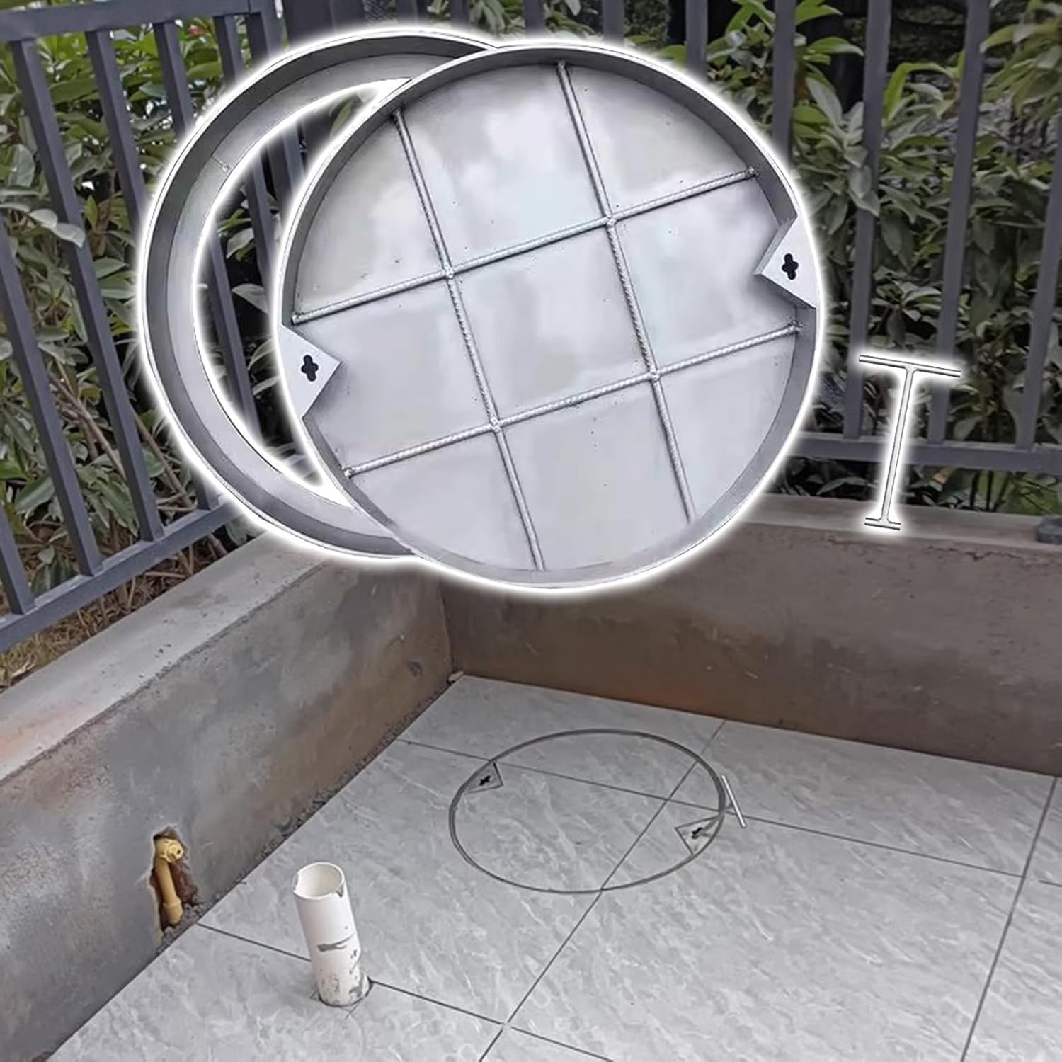 Amazon.com: GZHENMZ Customizable 27" Septic Tank Lid & Base - Heavy ...