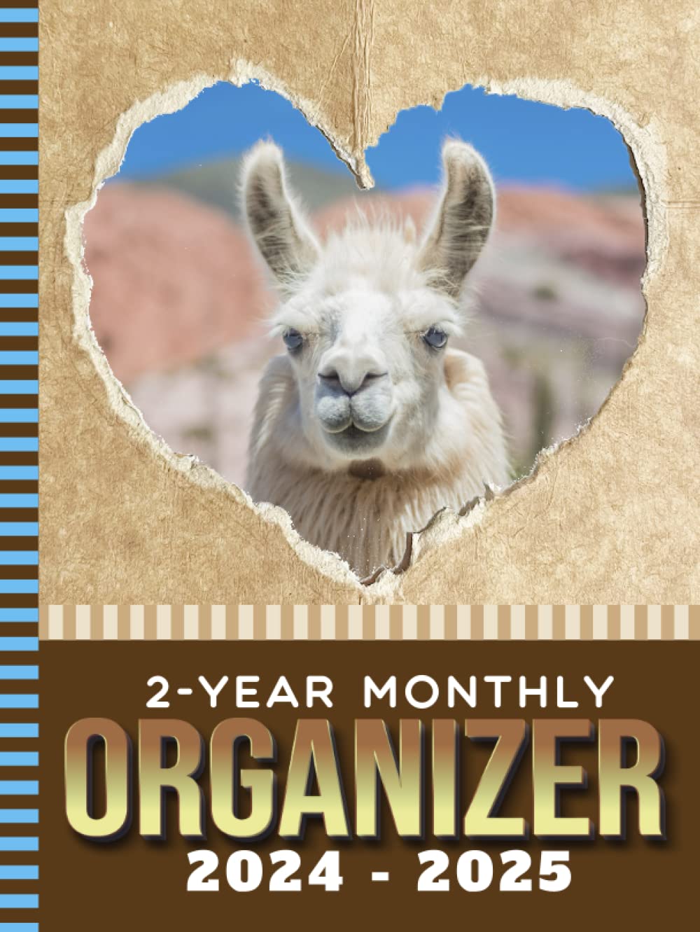 2-Year Monthly Organizer 2024-2025: Hardcover / 8.5x11 Large Dated ...