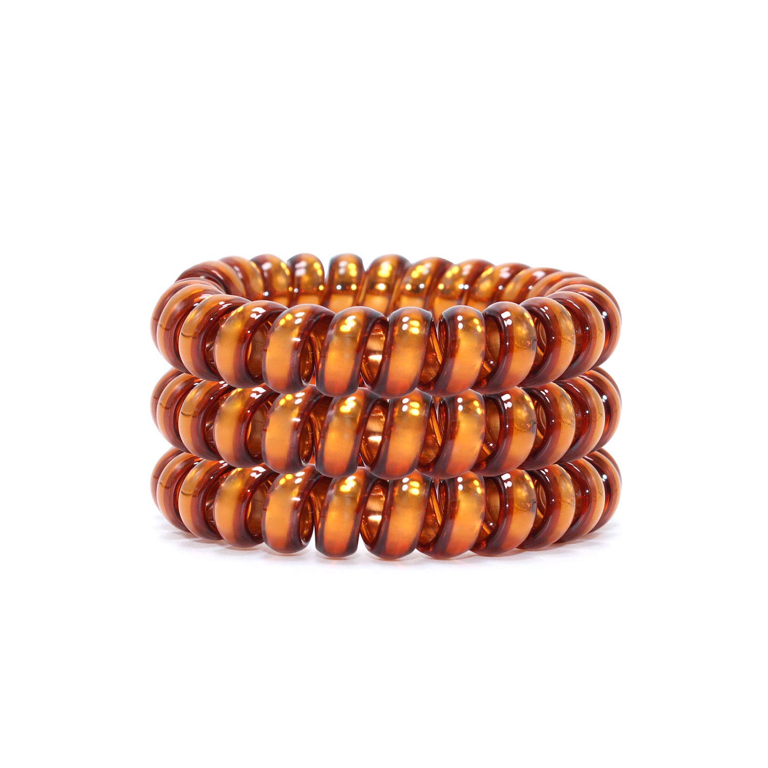 Amazon.com : LeeX Spiral Hair Ties, Coiled elastics Hair Ties, No ...