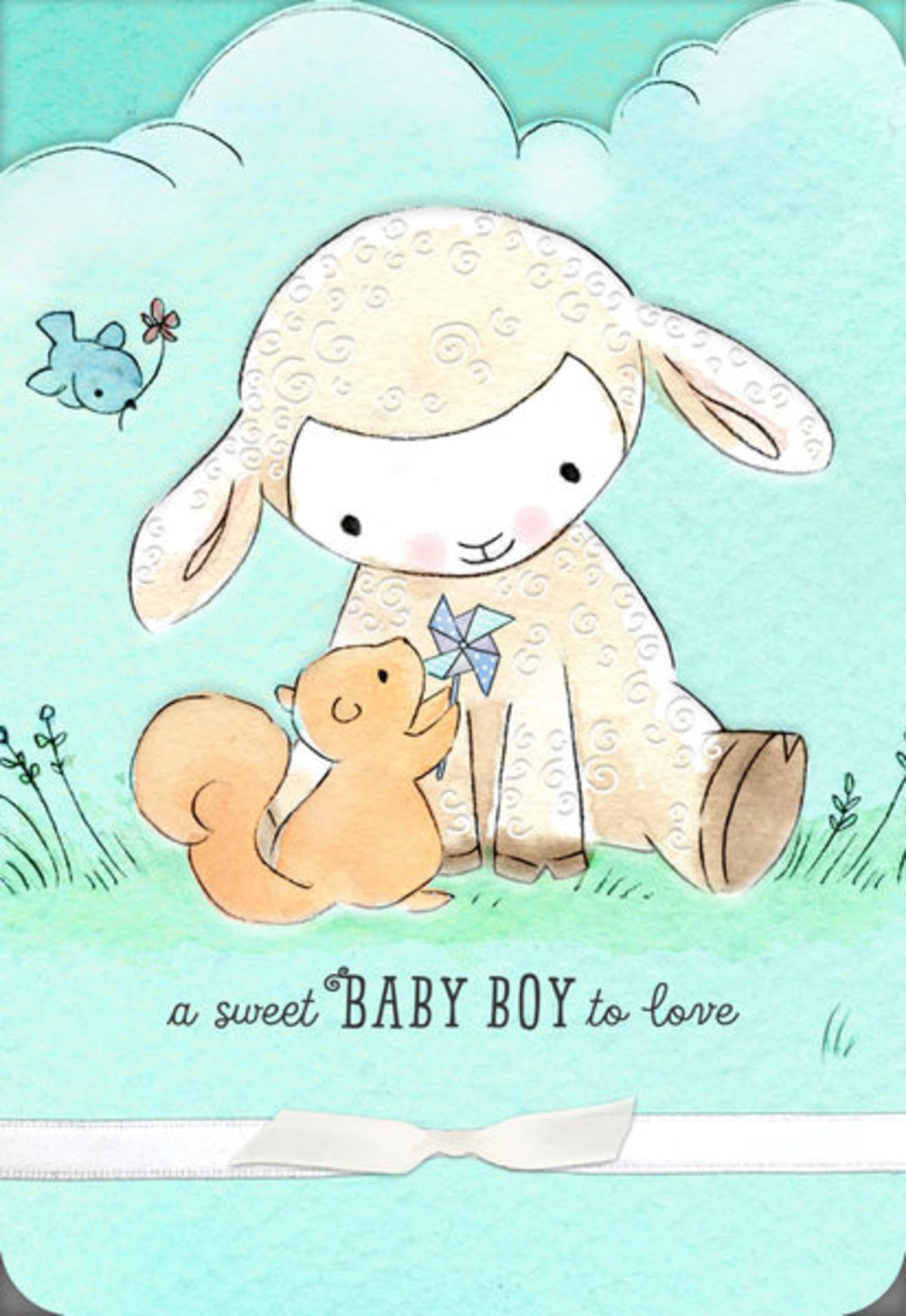 Hallmark Baby Shower Card for Baby Boy (Little Lamb) : Amazon.ca: Baby