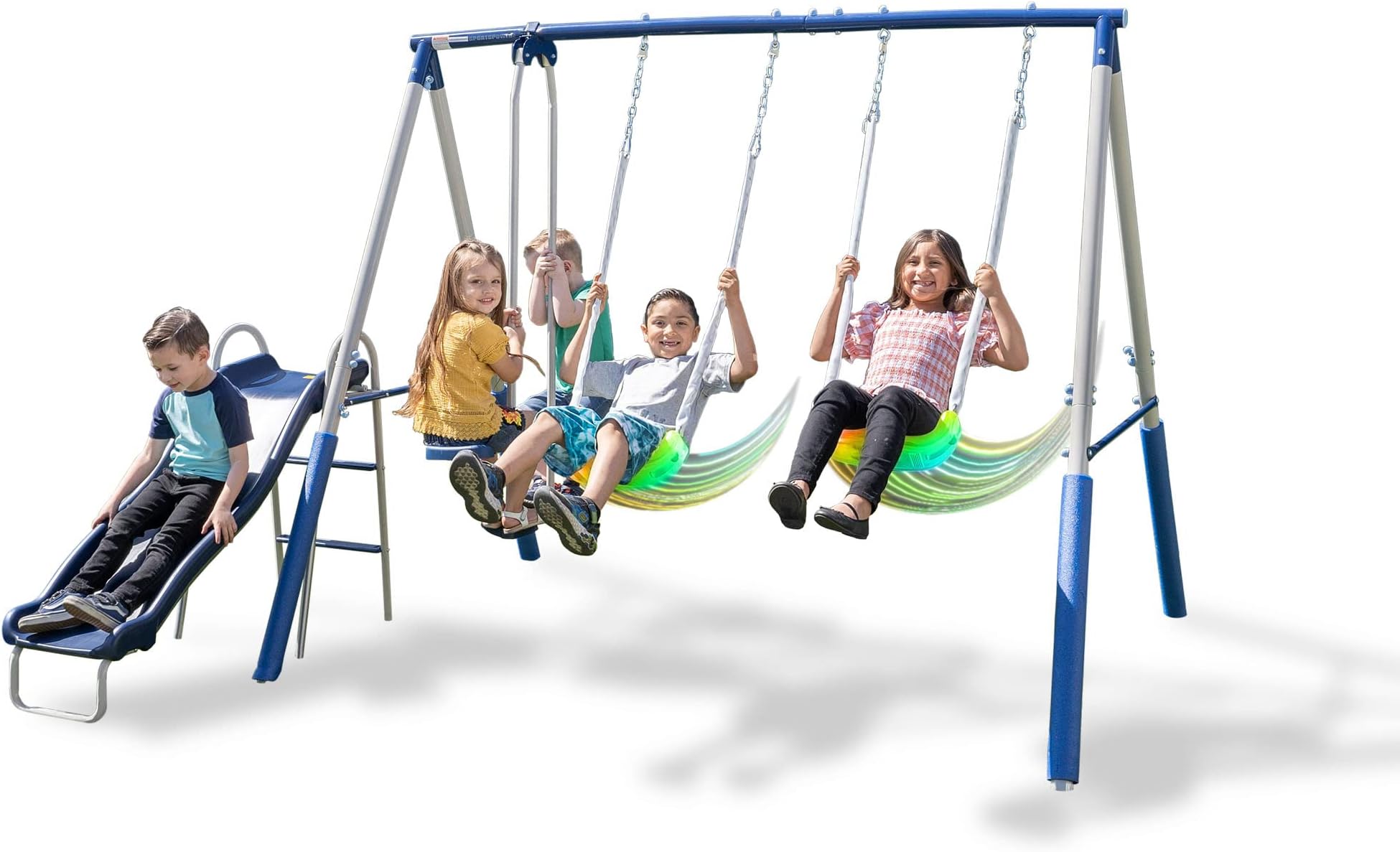 Sportspower Arcadia Metal Swing Set Playground Outdoor Playset Quality ...