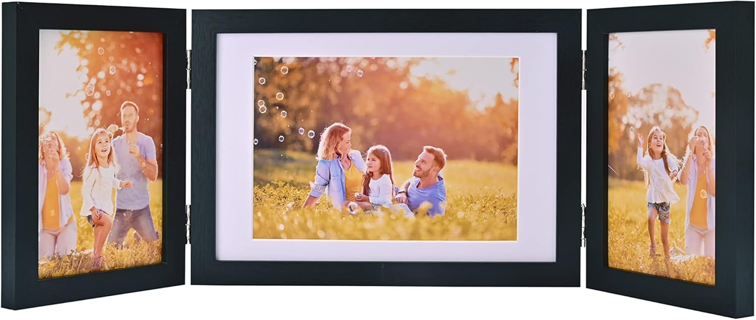 Donmills Triple Photo Frames Multiple Pictures Frame Black Family Photo ...