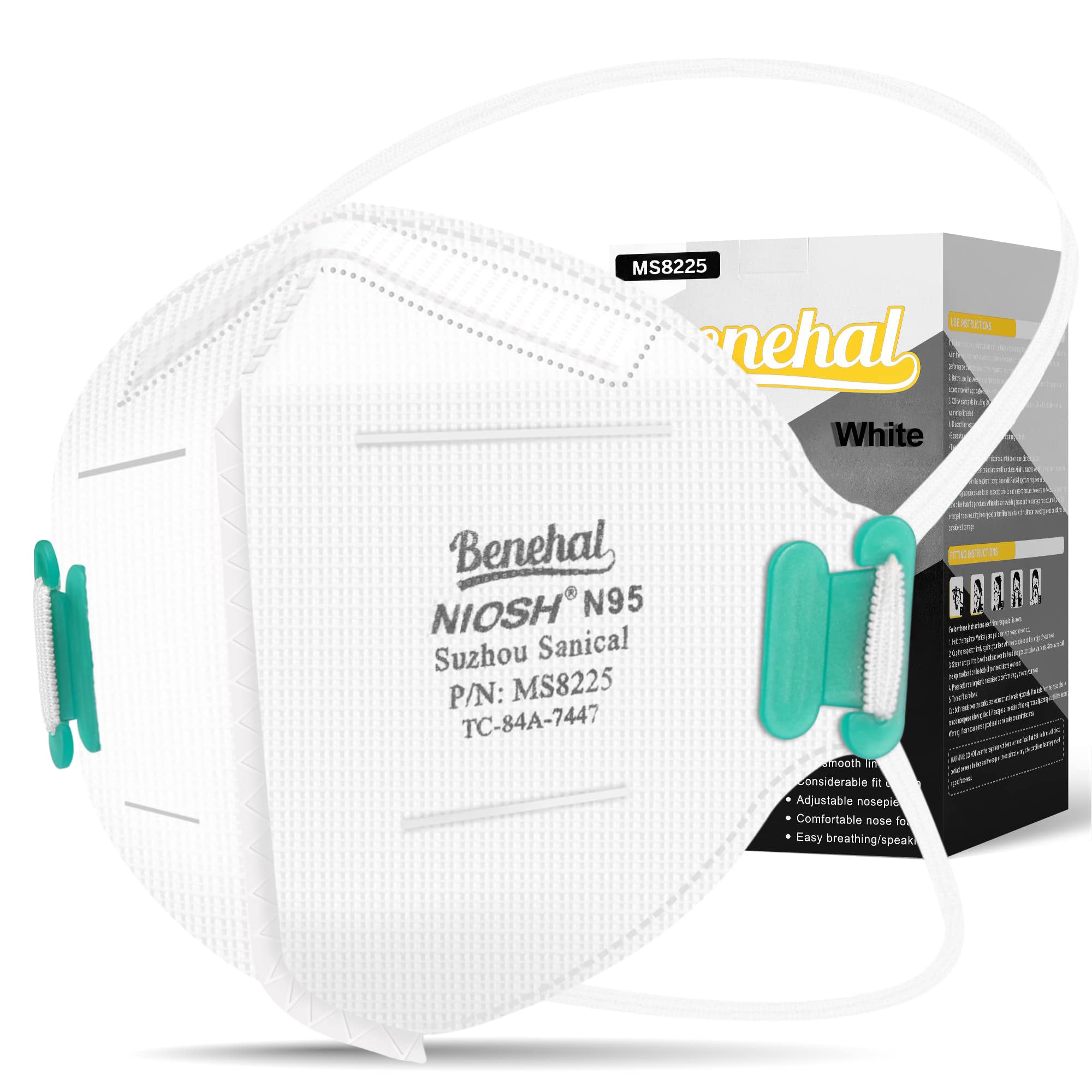 Amazon.com: N95 Face Mask 30 Pack, NIOSH Certified N95 Disposable ...