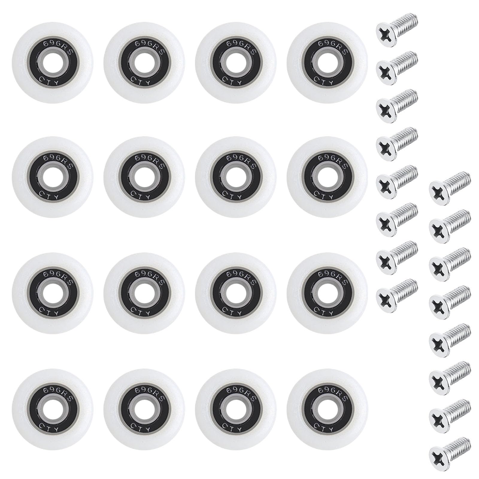 Frosted Shower Doors Daryl Aroco Shower Door Rollers / Wheels - 20mm ...