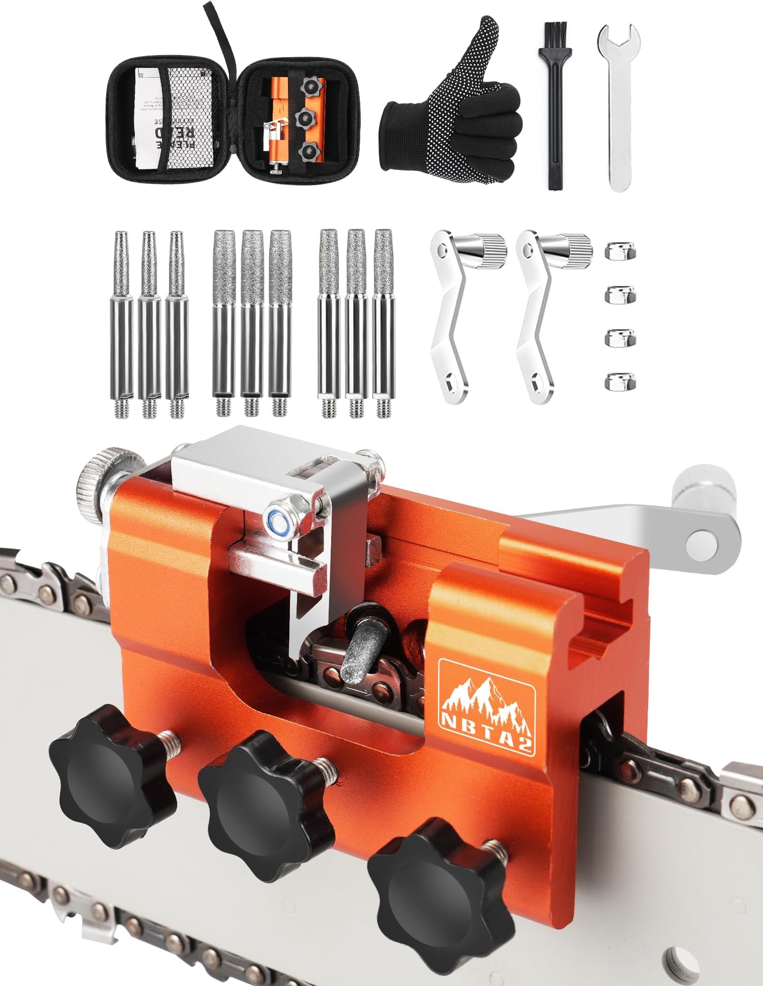 Amazon.com: MRELC Chainsaw Sharpener, Chainsaw Sharpening Jig Kit, with ...