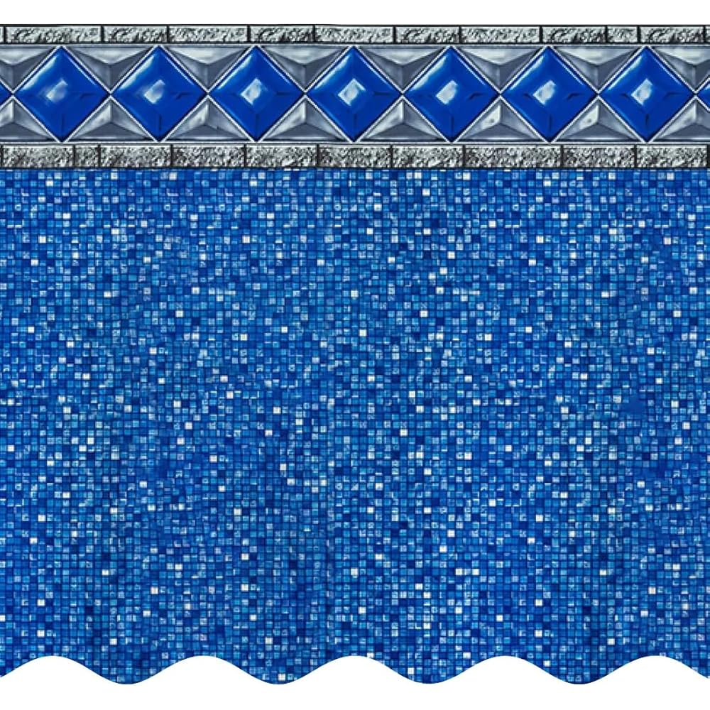 $15/mo - Finance Smartline 27 ft Round Swimming Pool Liner | Crystal ...