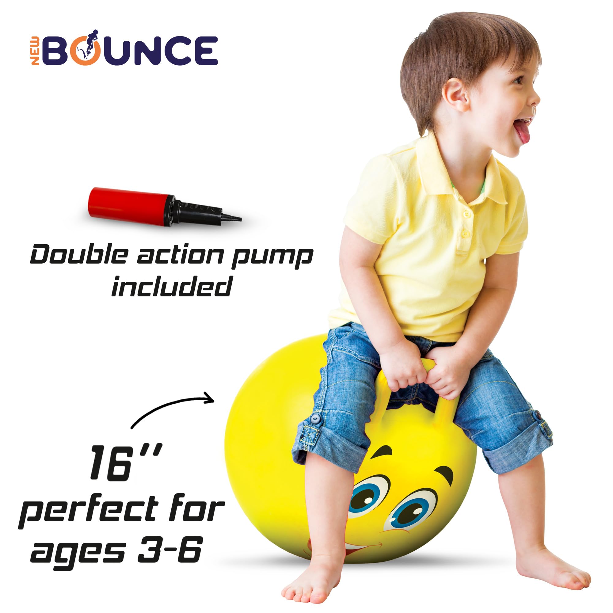 Inflatable Bouncing Ball 1.25"(32mm) Hi Bounce Balls Assorted Styles