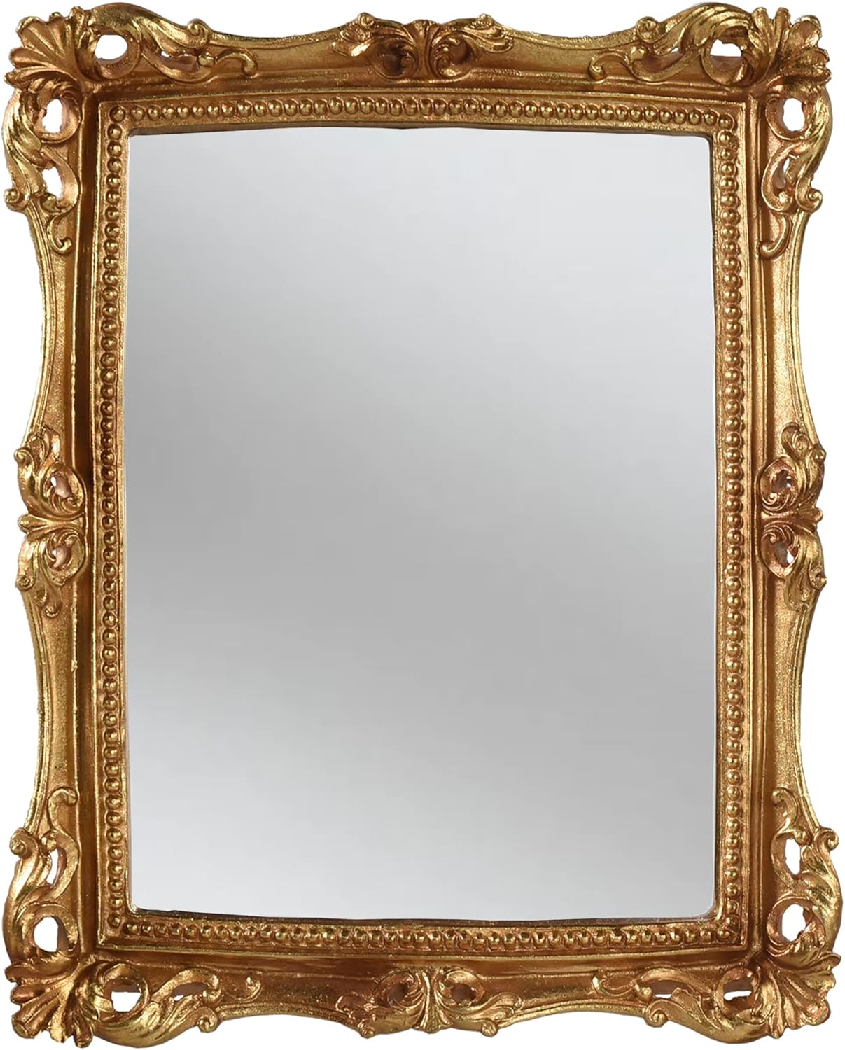 Amazon.com: OIGUMR Square Wall Mirror Vintage Mirror Gold Mirror (Gold ...