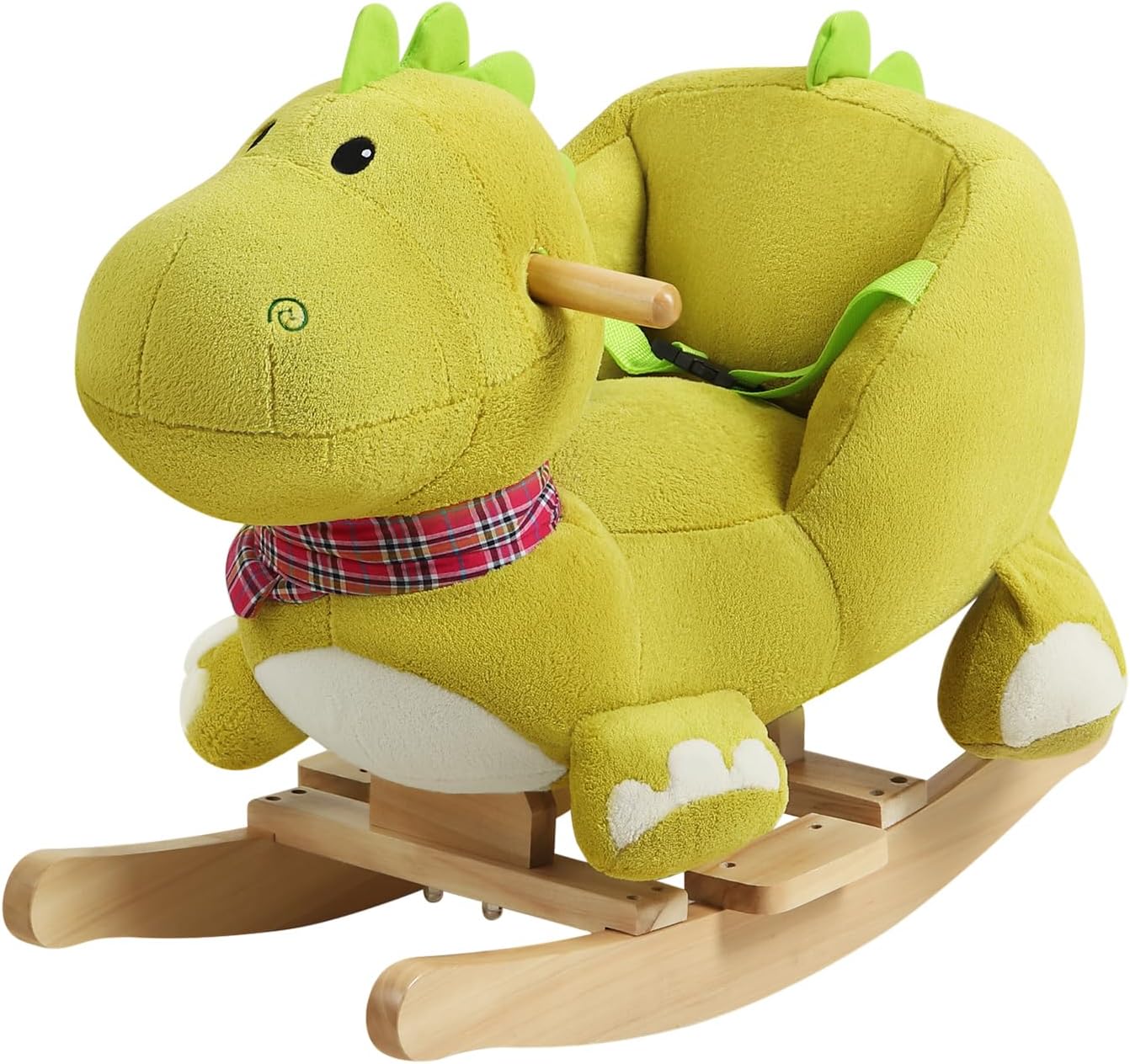 WOLTU Baby Rocking Animal, Plush Dinosaur Rocking Chair, Rocker with ...
