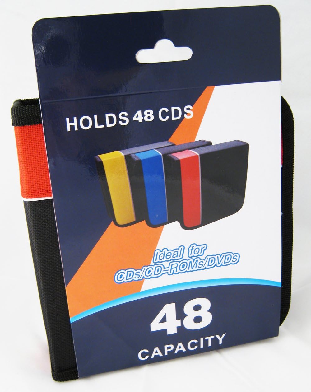 Amazon.com: CD Holder DVD Case Storage Wallet Disc Media Book DJ ...