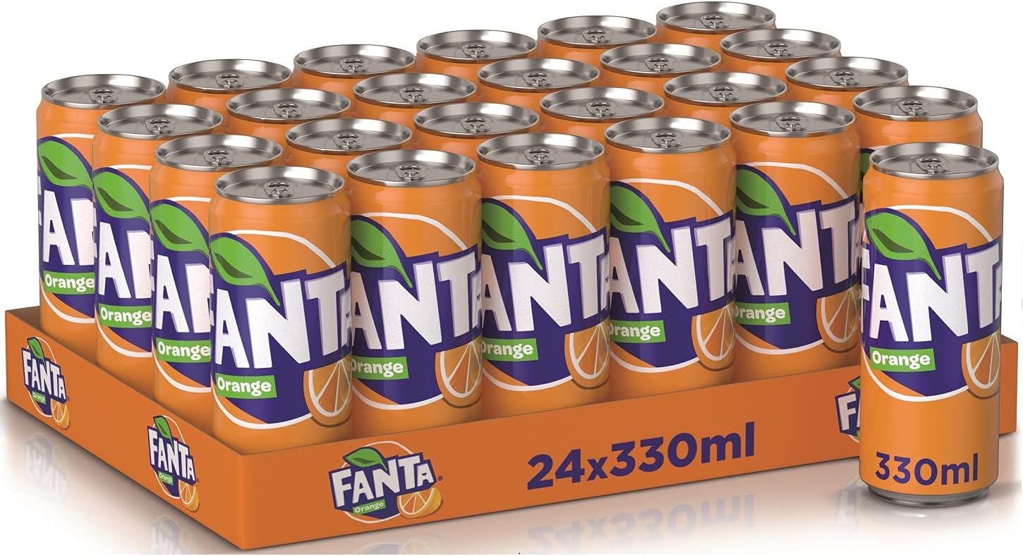 Fanta Orange 33cl (pack de 24) : Amazon.fr: Epicerie