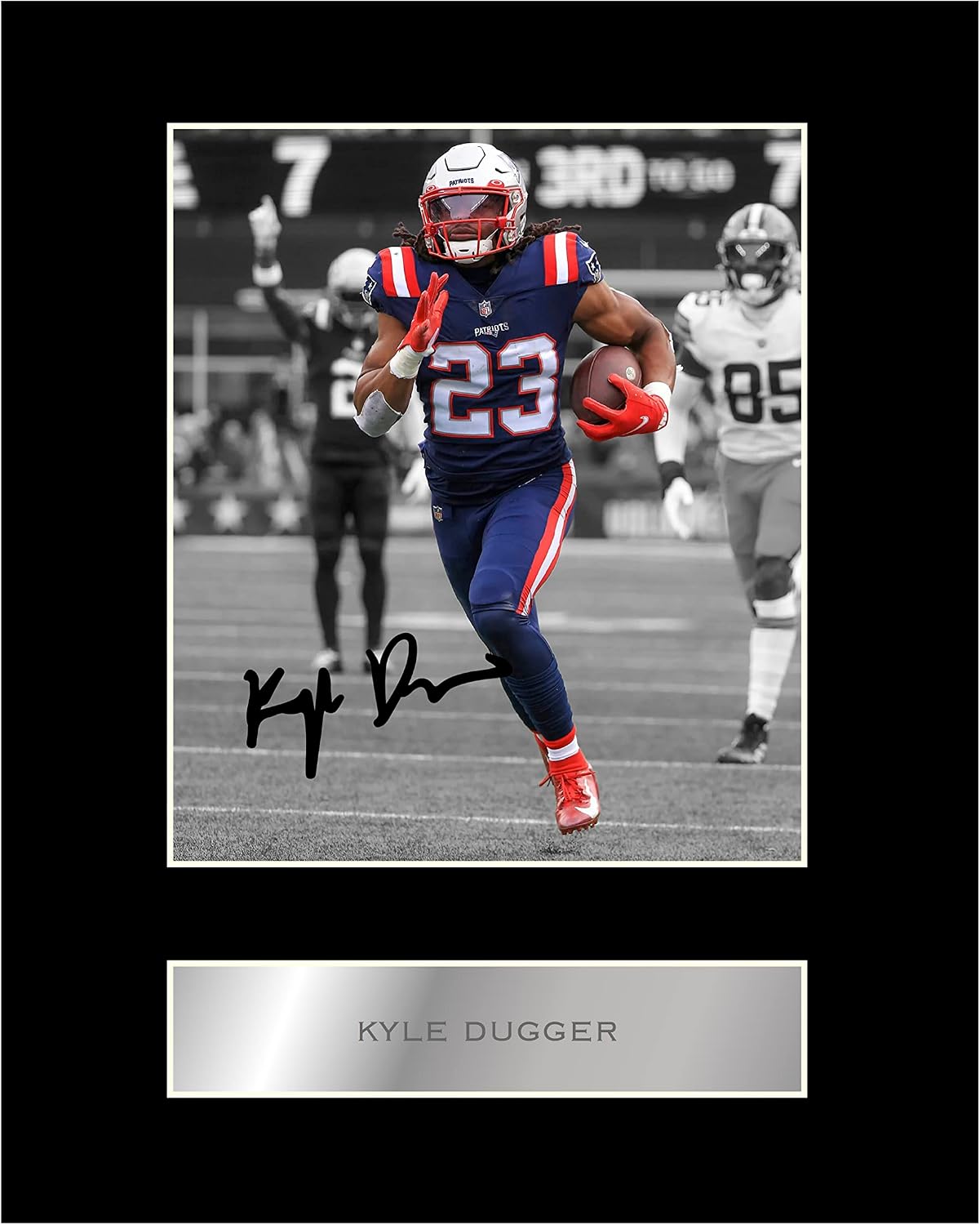 Amazon.com: Kyle Dugger Pre Printed Signature Signed Mounted Photo ...