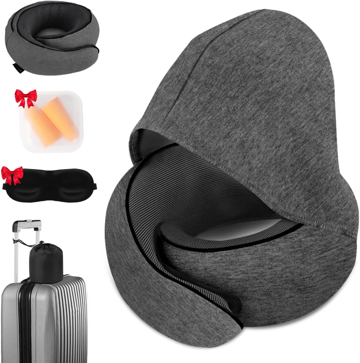 Amazon.com: Airplane Travel Pillow, Memory Foam Travel Pillow, Suitable ...