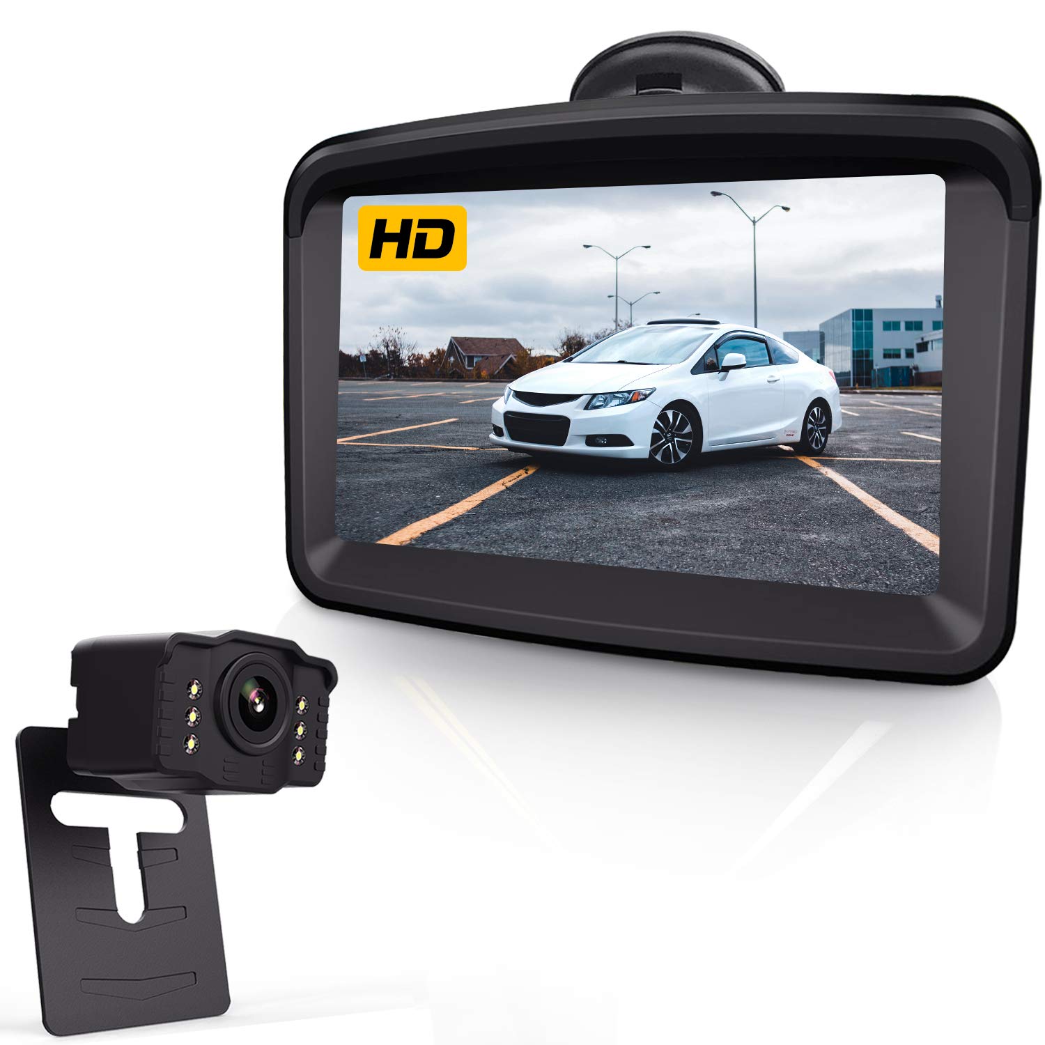 Buy Wireless Reversing Camera Kit and Monitor License Plate ed HD ...