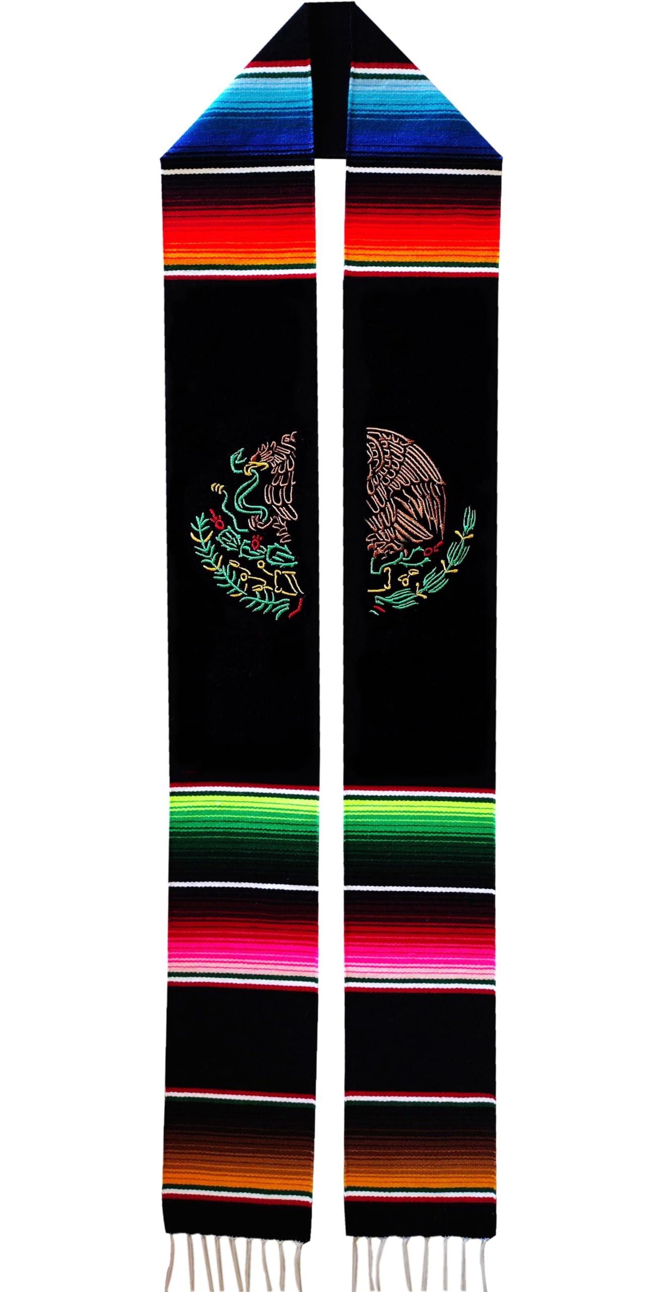Amazon.com: Genuine Serape 100% Authentic Mexican Graduation Sash ...