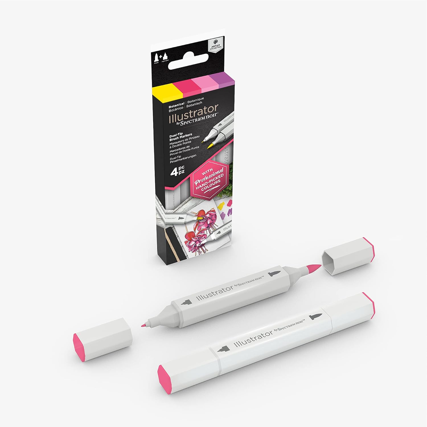 Amazon.com: Spectrum Noir Illustrator Twin Tip Blendable Alcohol Based ...