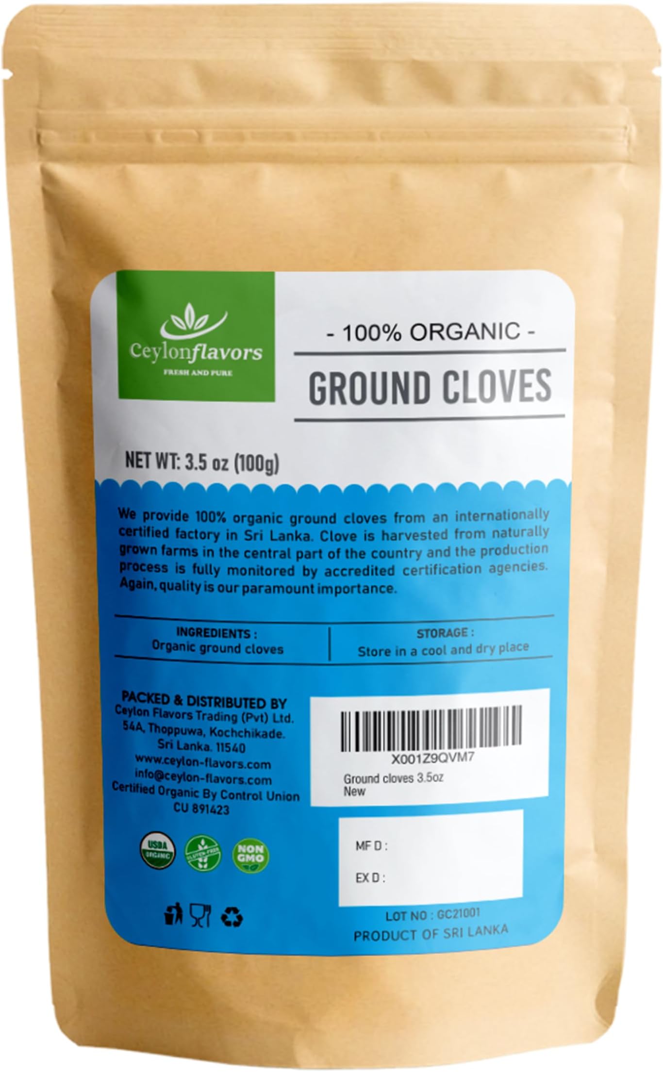 Amazon.com : Frontier Co-op Organic Ground Cloves, 1-pound Bulk Bag ...