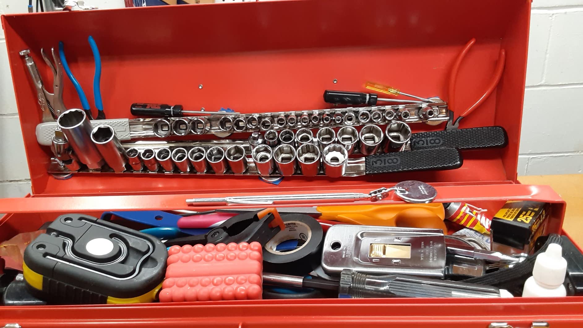 $9/mo - Finance Stanley Proto J9971R 19-inch Hip Roof Box With Tray ...