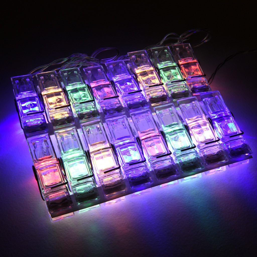 Amazon.com: Polaroid Colorful 6'.5" String Light with 16 LED Clips for ...
